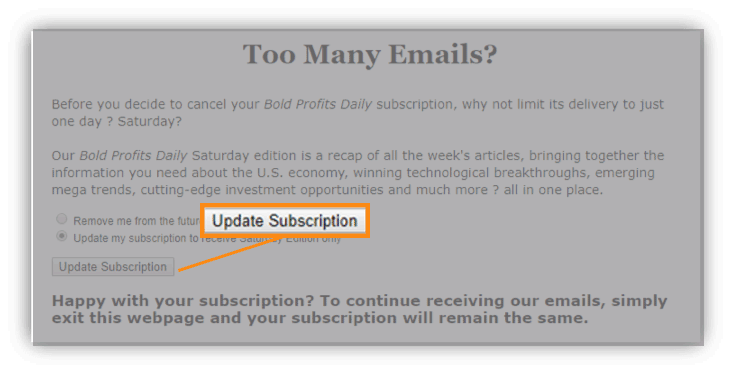 How Do I Unsubscribe From the Free E-Letters? - Banyan Hill Publishing